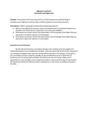 Understanding Correlation And Regression Exploring The Course Hero