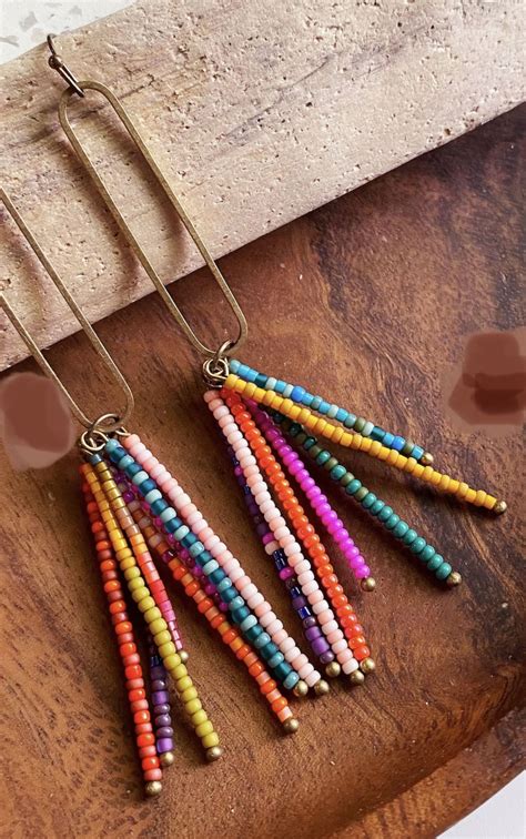 Colorful Beaded Earrings