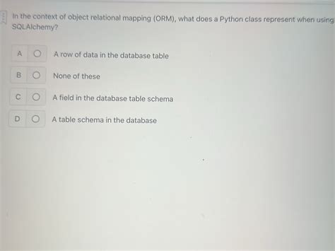 In The Context Of Object Relational Mapping Studyx
