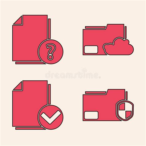 Set Document Folder Protection Unknown Document Cloud Storage Text Document Folder And