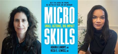 Author Talk Microskills Small Actions Big Impact The New York