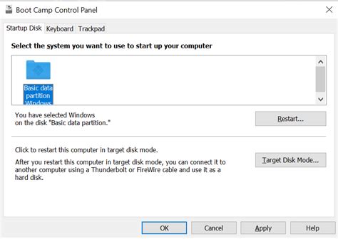 Resetting Windows 10 In Bootcamp Removes Macos Icon In Bootcamp Control Panel Rbootcamp