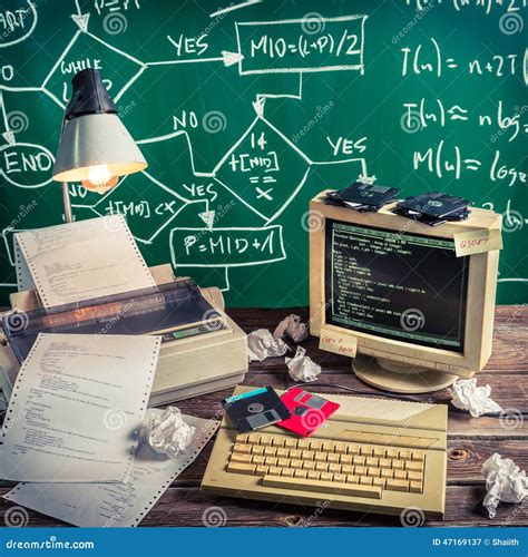 Block Diagram And Programming Code Stock Image Image Of Memory Conceptual 47169137