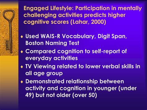 Ppt Use It Or Lose It Preventing Cognitive Decline In Aging Powerpoint Presentation Id 1227765