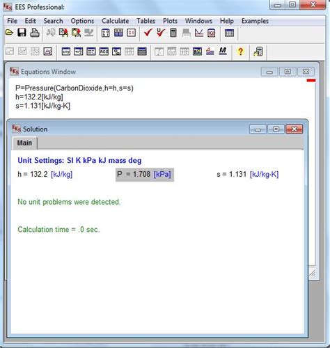 Why Does Refprop Or Ees Is Not Converge For A Pressure Value Of Co2 For