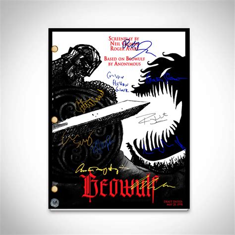 Beowulf 2007 Script Limited Signature Edition Rare T