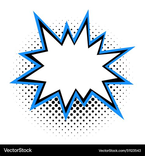 Explosive Retro Starburst Royalty Free Vector Image