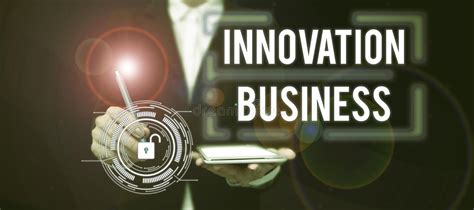 Text Sign Showing Innovation Business Concept Meaning Introduce New