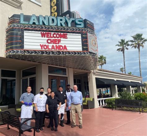 Look Whos Name Is In Lights … Our Newest Landrys Seafood House Leader Executive Chef Yolanda