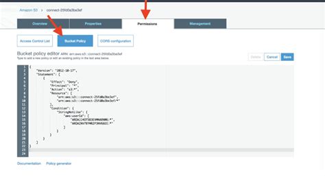 Restrict Access To Your Amazon Connect S Bucket AWS Contact Center