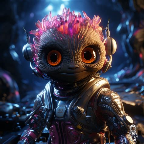Artstation Cute Alien Creatures Illustrations In 4k Artworks