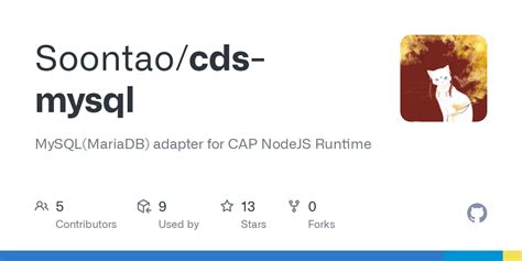 Github Soontaocds Mysql Mysqlmariadb Adapter For Cap Nodejs Runtime