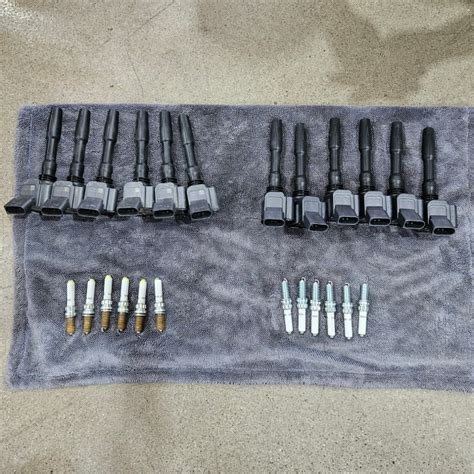 포르쉐 E3 카이엔 예방 정비 점화플러그점화코일 교체 및 미션오일 교체 네이버 블로그