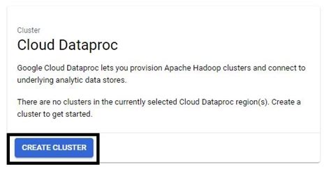 Create And Configure Dataproc Clusters On GCP Prwatech