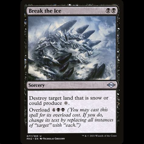 Mtg Romper El Hielo Break The Ice Modern Horizons 2 Mh277 Madtoyz