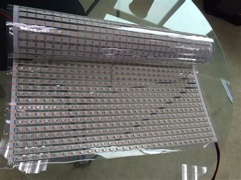 60 40 Pixels RGB Full Color SK6812 Flexible LED Pixel Panel Light DC5V Panel Size 100cm 60cm In