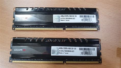Avexir Ddr3 1600 Ram 8gb Kit With Led 4gb X 2 Computers And Tech Parts And Accessories Networking