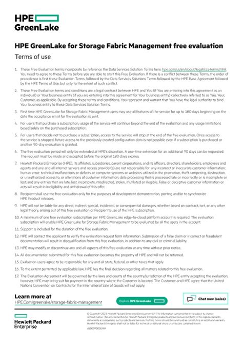 Hpe Greenlake For Storage Fabric Management Free Evaluation