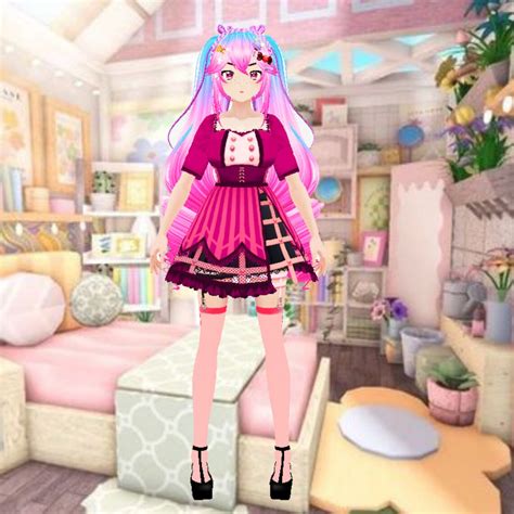 Candy Sweet Girl Vtuber Model With Two Outfits Ready To Use Cute Pre Made 3d Vroid Vrm Model For