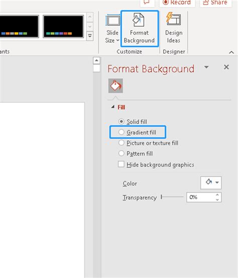 How To Create A Gradient Slide In Powerpoint My Microsoft Office Tips