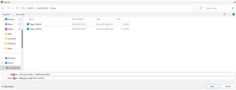 How To Automate Saving Webpages As A Single MHTML Files Using Selenium Webdriver CodeProject