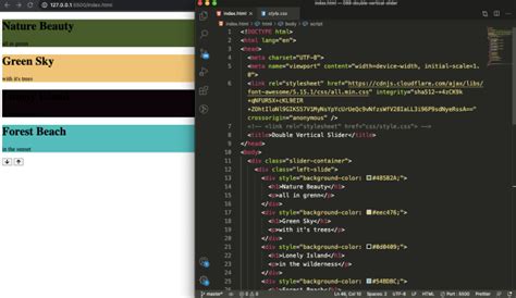 Landing Page Con Desplazamiento Vertical Html Css Y Javascript
