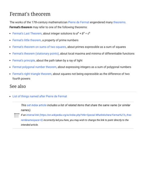 fermat s theorems pdf