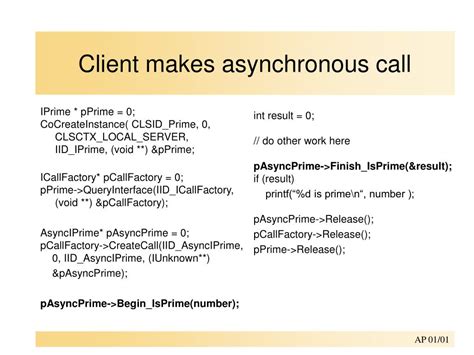 Ppt Asynchronous Calls Powerpoint Presentation Free Download Id