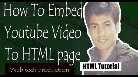 How To Embed YouTube Videos In HTML YouTube