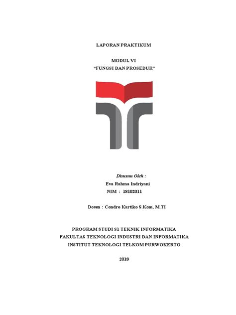 laporan praktikum algoritma pemrograman 6 fungsi and prosedur pdf