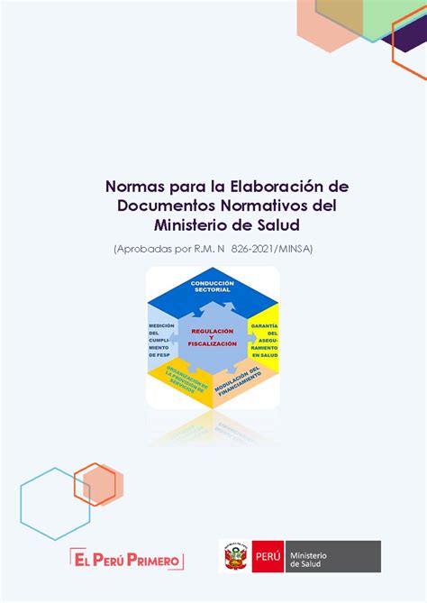Normas Para La Elaboración De Documentos Normativos Del Minsa Studocu