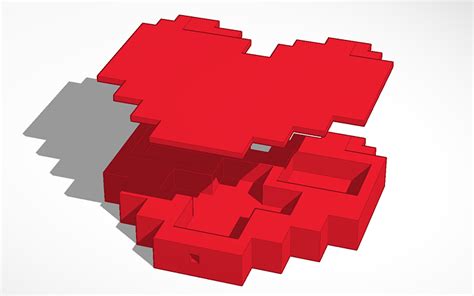 3d Design Heart Arduino Container Tinkercad
