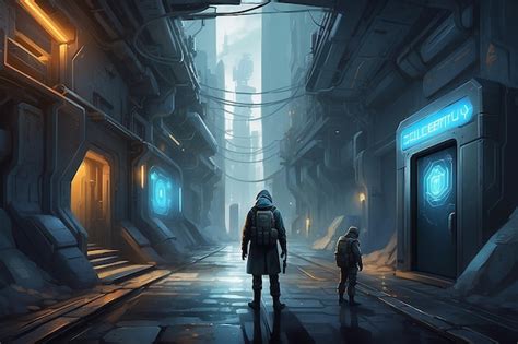 Premium Ai Image Security Concept Illustration