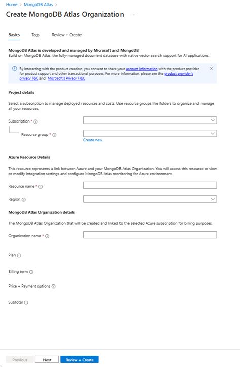Quickstart Get Started With Mongodb Atlas Azure Native Integrations