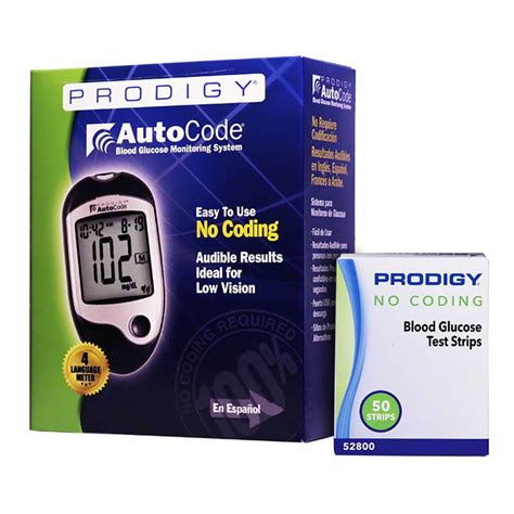 Buy Prodigy No Coding Glucose Test Strips And Meter