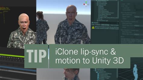 Iclone Lip Sync And Motion To Unity 3d Youtube
