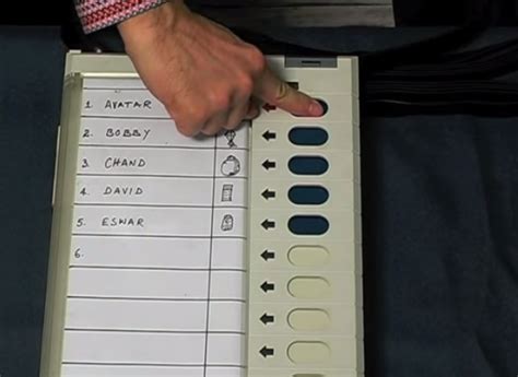 Electronic Voting Machine Evm Work ~ A Techno Way