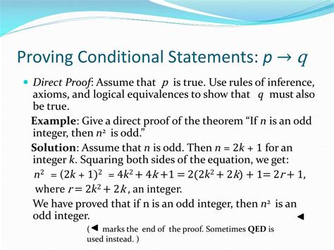 PPT Introduction To Proofs PowerPoint Presentation Free Download ID