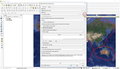 How To Disintegrate A Big Area Raster File Into Several Small Boundaries Using Shape File In Gis