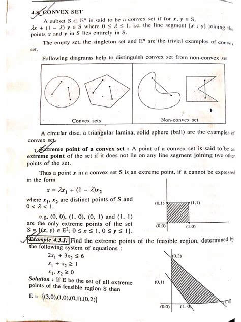 Convex Set Related Questions Pdf