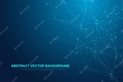 Premium Vector Futuristic Abstract Vector Background Blockchain Technology Deep Web Background