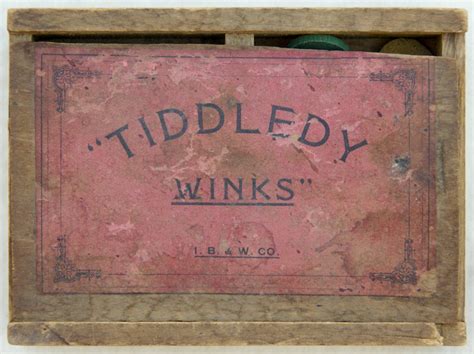 13 Tiddlywinks • In Wooden Boxes North American Tiddlywinks Association