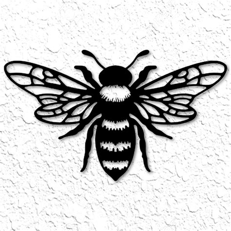 Stl File Realistic Honey Bee Wall Art Bumble Bee Wall Decor 🍯・3d