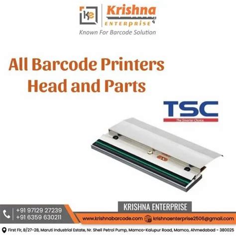 Barcode Printer Head At ₹ 2900piece Barcode Printer Head In Ahmedabad Id 26535658712