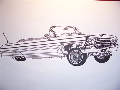 Lowrider Coloring Pictures