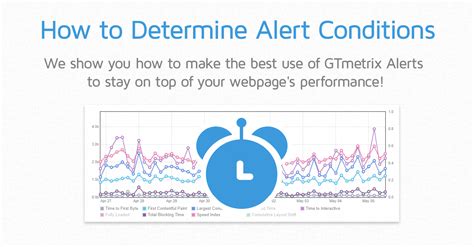How To Determine Alert Conditions GTmetrix