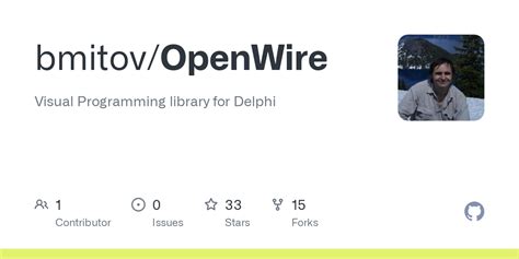 Github Bmitovopenwire Visual Programming Library For Delphi