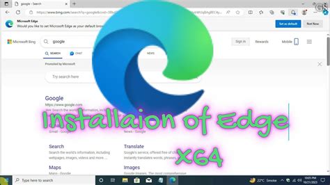 How To Install Microsoft Edge Browser In Window 10 X64 Get Software Youtube