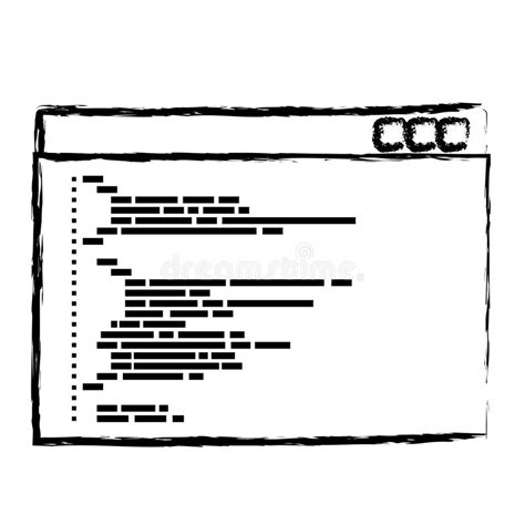 monochrome blurred silhouette of programming window with script code