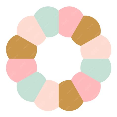 Premium Vector Abstract Cute Geometric Shape Isolated On White